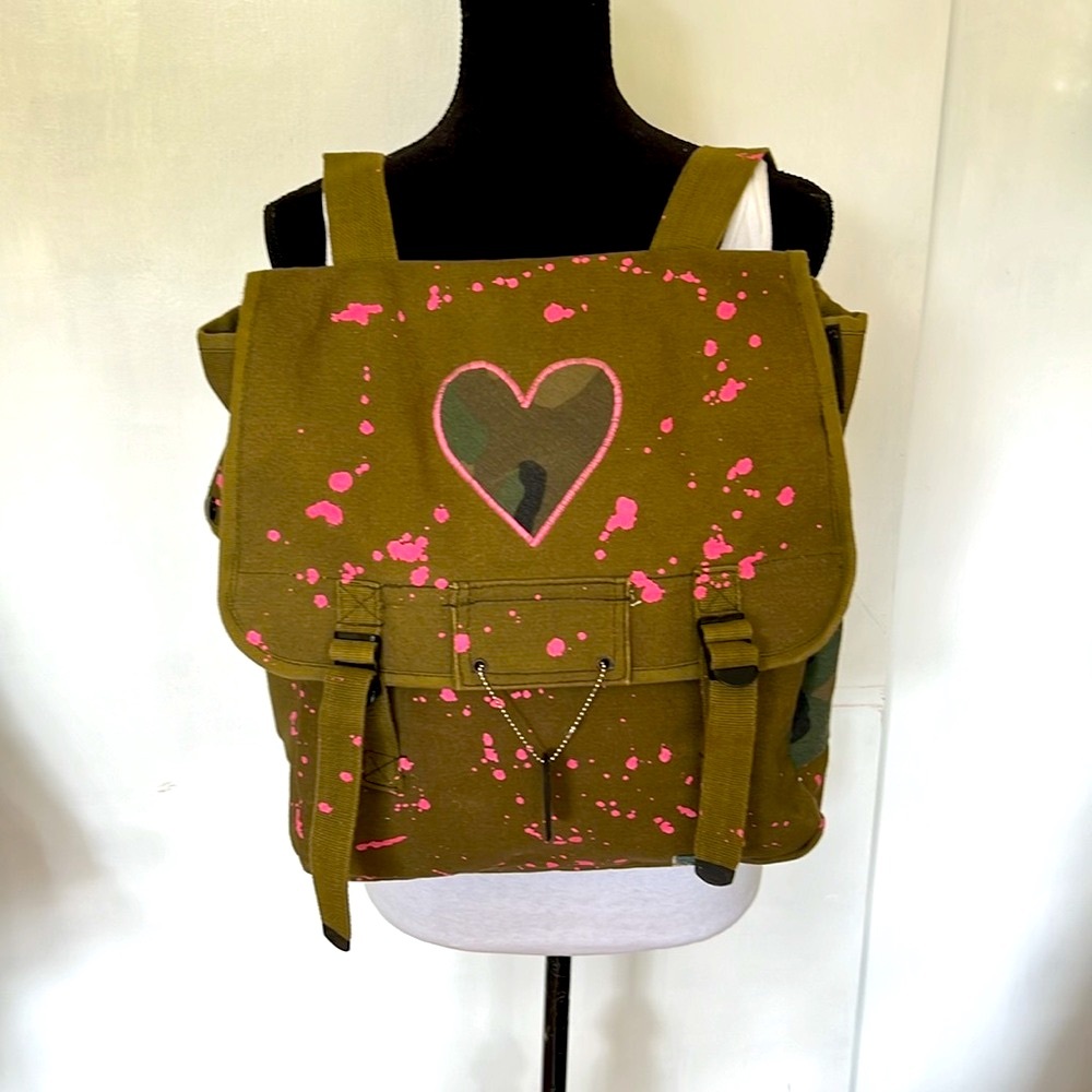 Neon Splatter Backpack - Gem